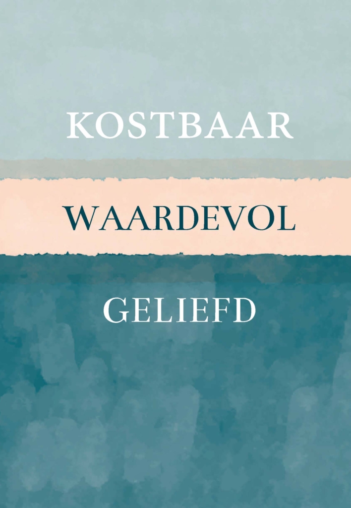 Wenskaart 'Kostbaar, waardevol, geliefd' - Shop.Opwekking